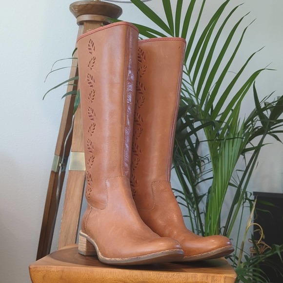 Timberland | Shoes | Timberland Tall Leather Riding Boot With Leaf ...